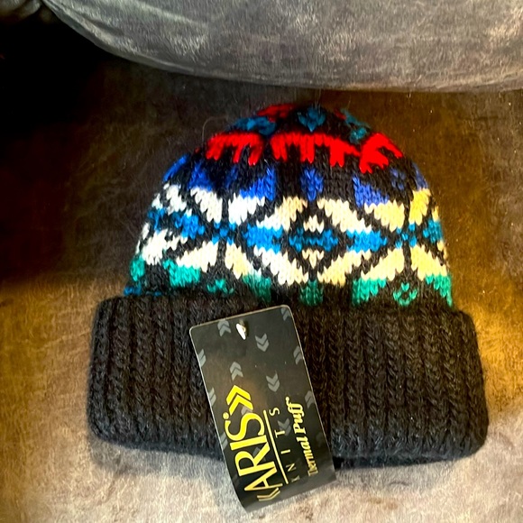 Aris | Accessories | Aris Knits Vintage 8s Ski Hat Thermal Puff | Poshmark